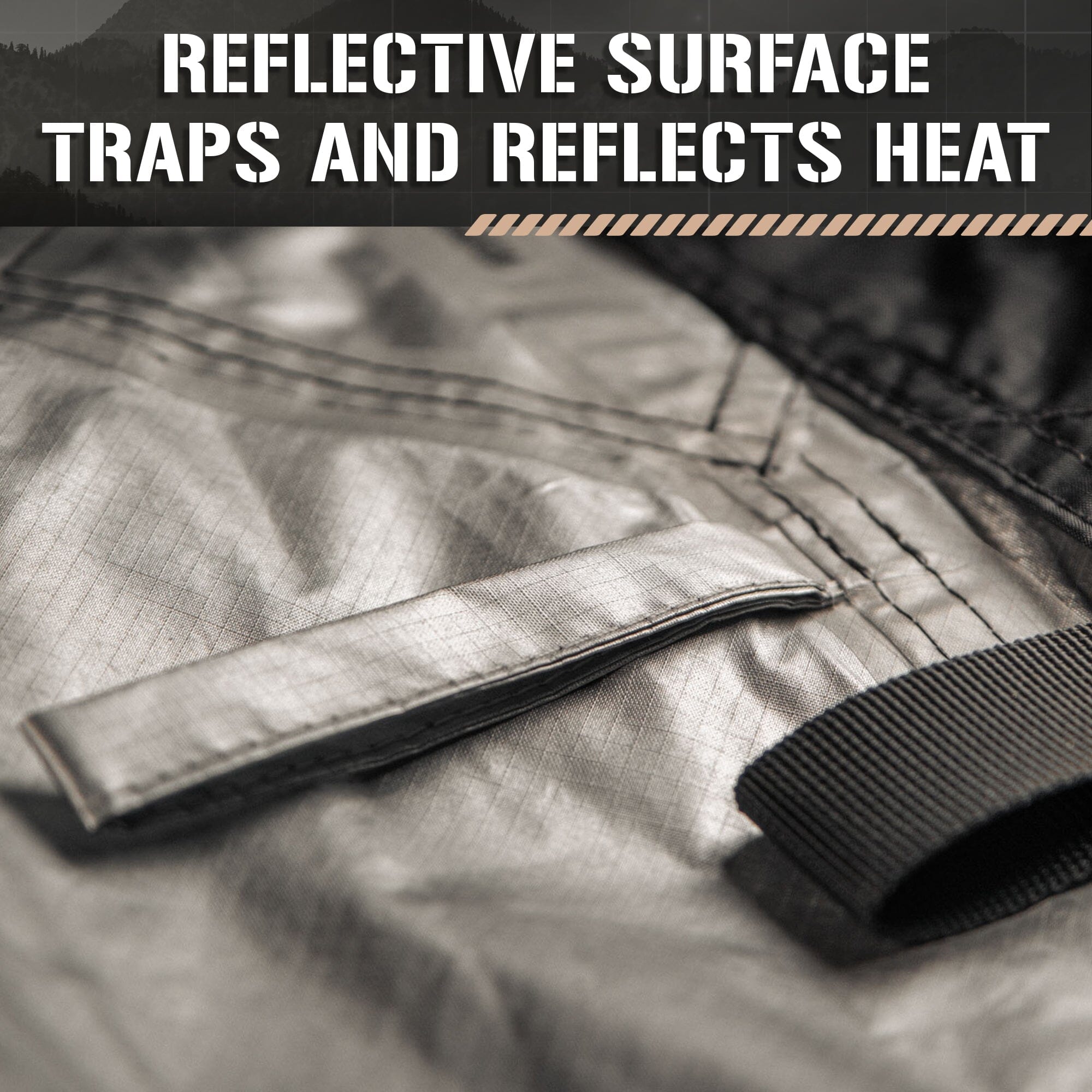 Bushcraft Reflective Shelter Tarp - TITAN Survival