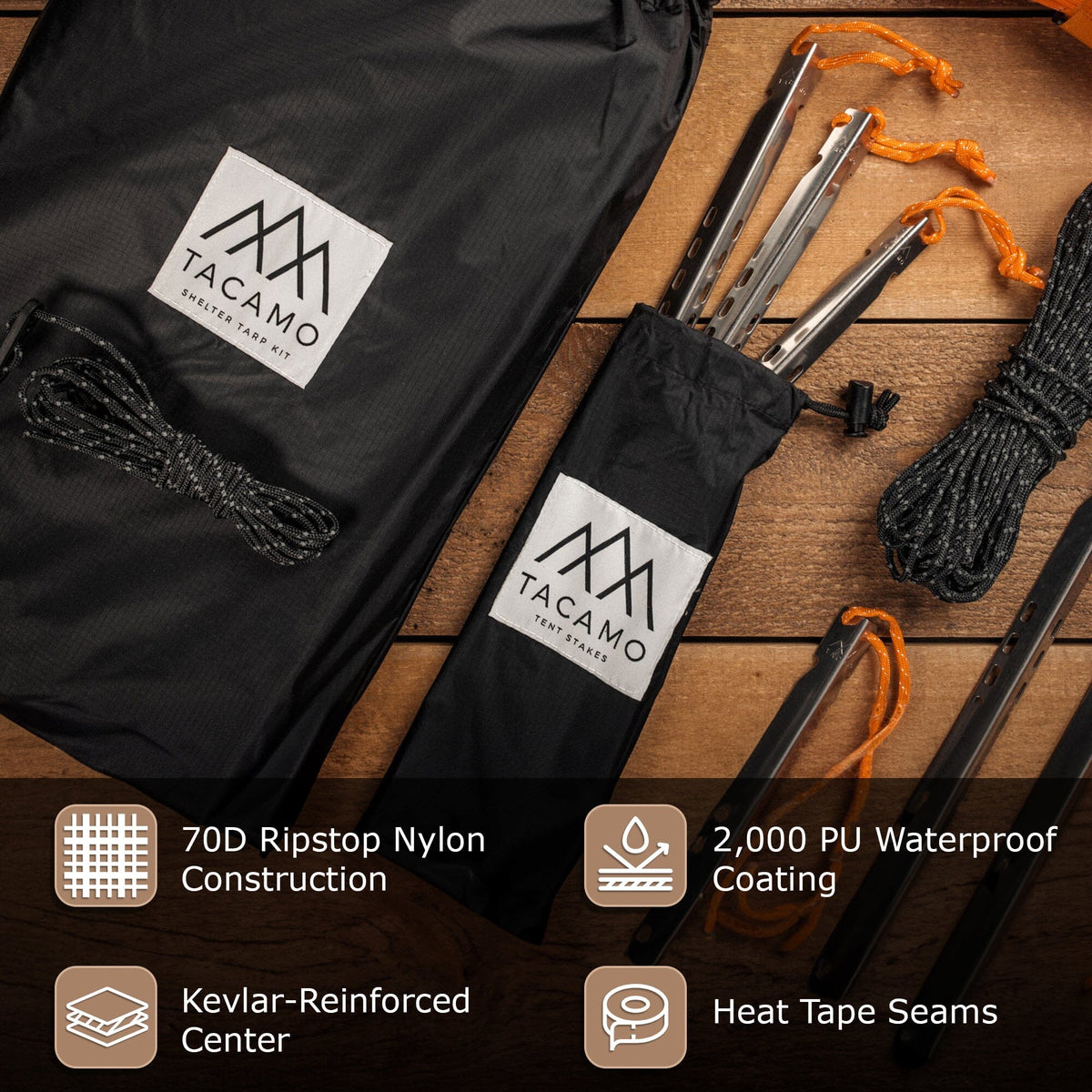 Bushcraft Reflective Shelter Tarp - TITAN Survival