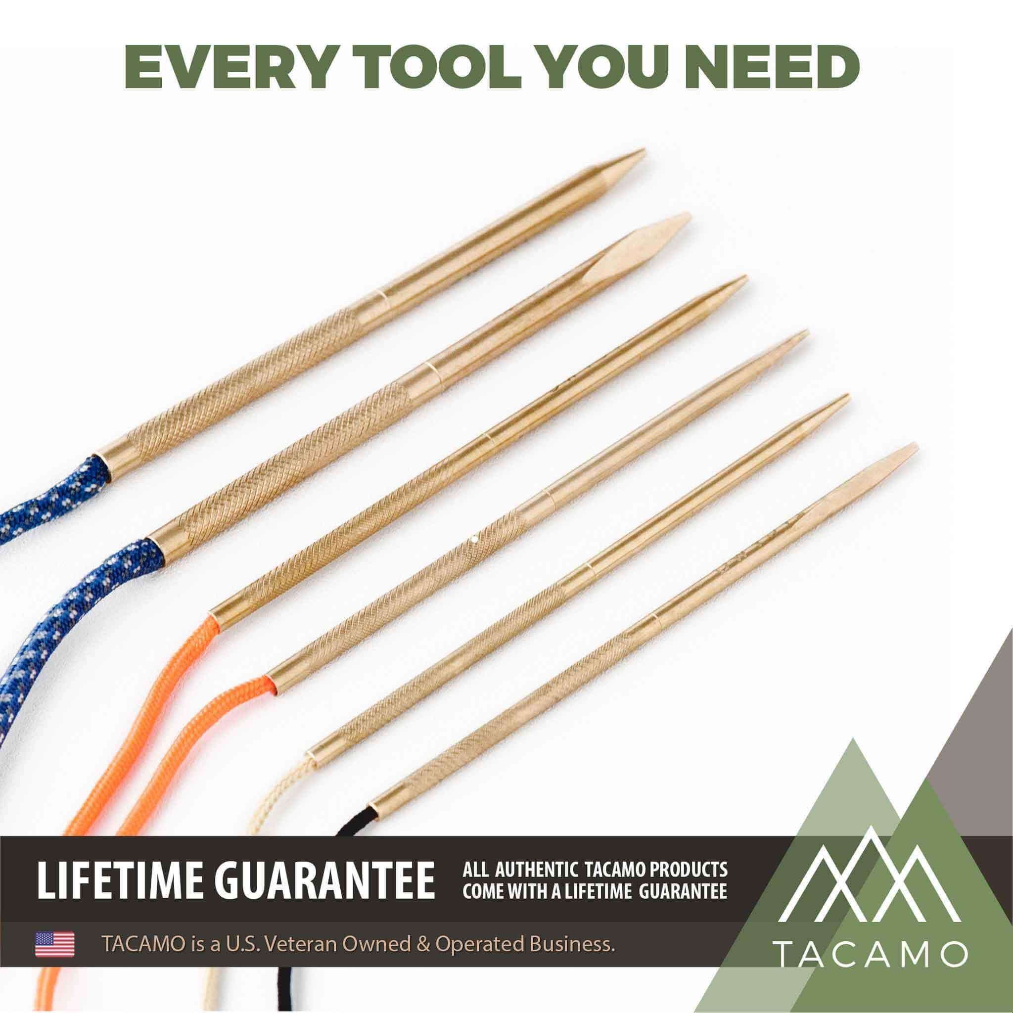 7-Piece Professional Brass Paracord FID Set - TITAN Survival